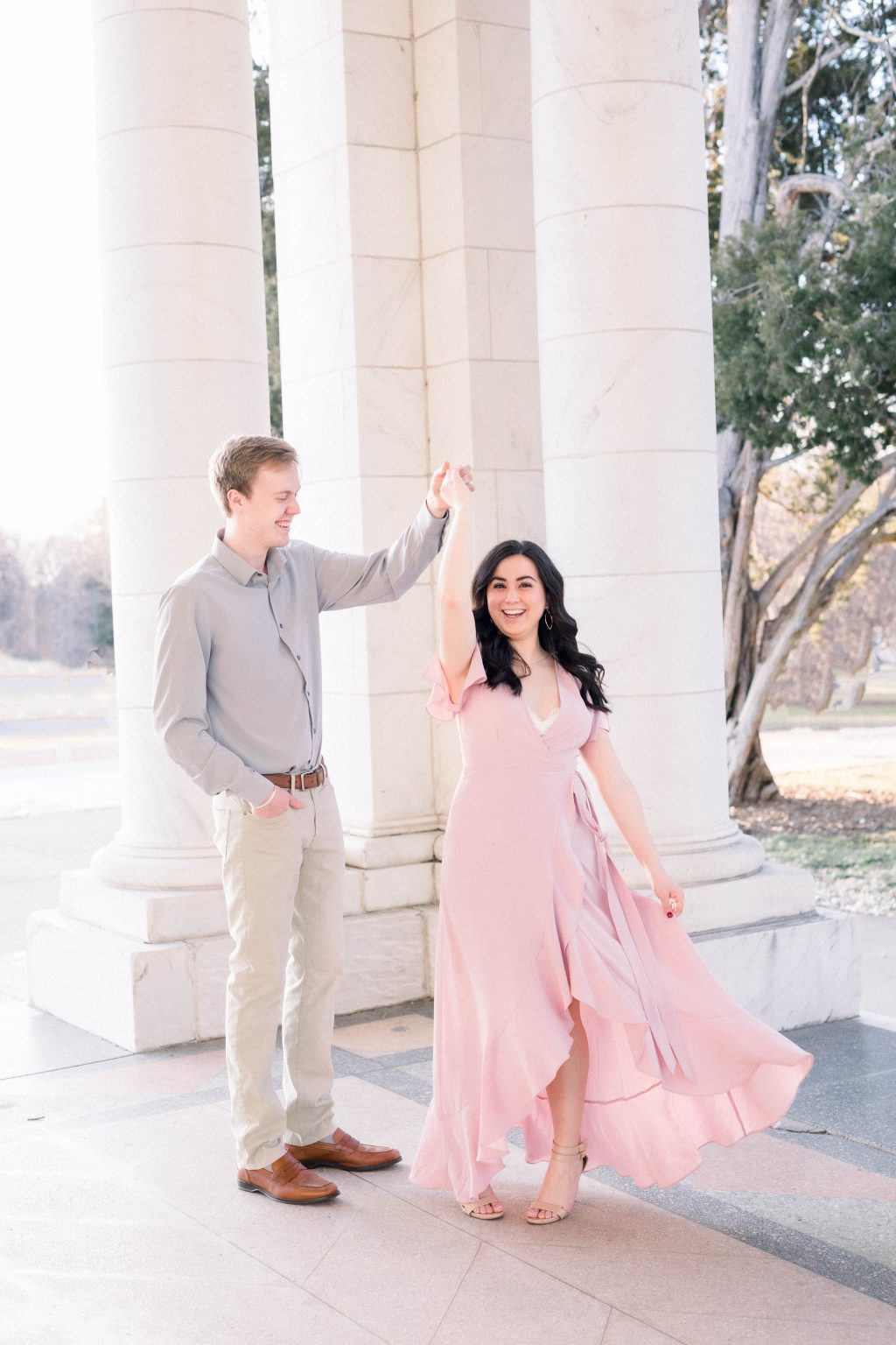 Cheeseman Park Engagement Photos | Danielle & Evan - daniellerothphoto.com